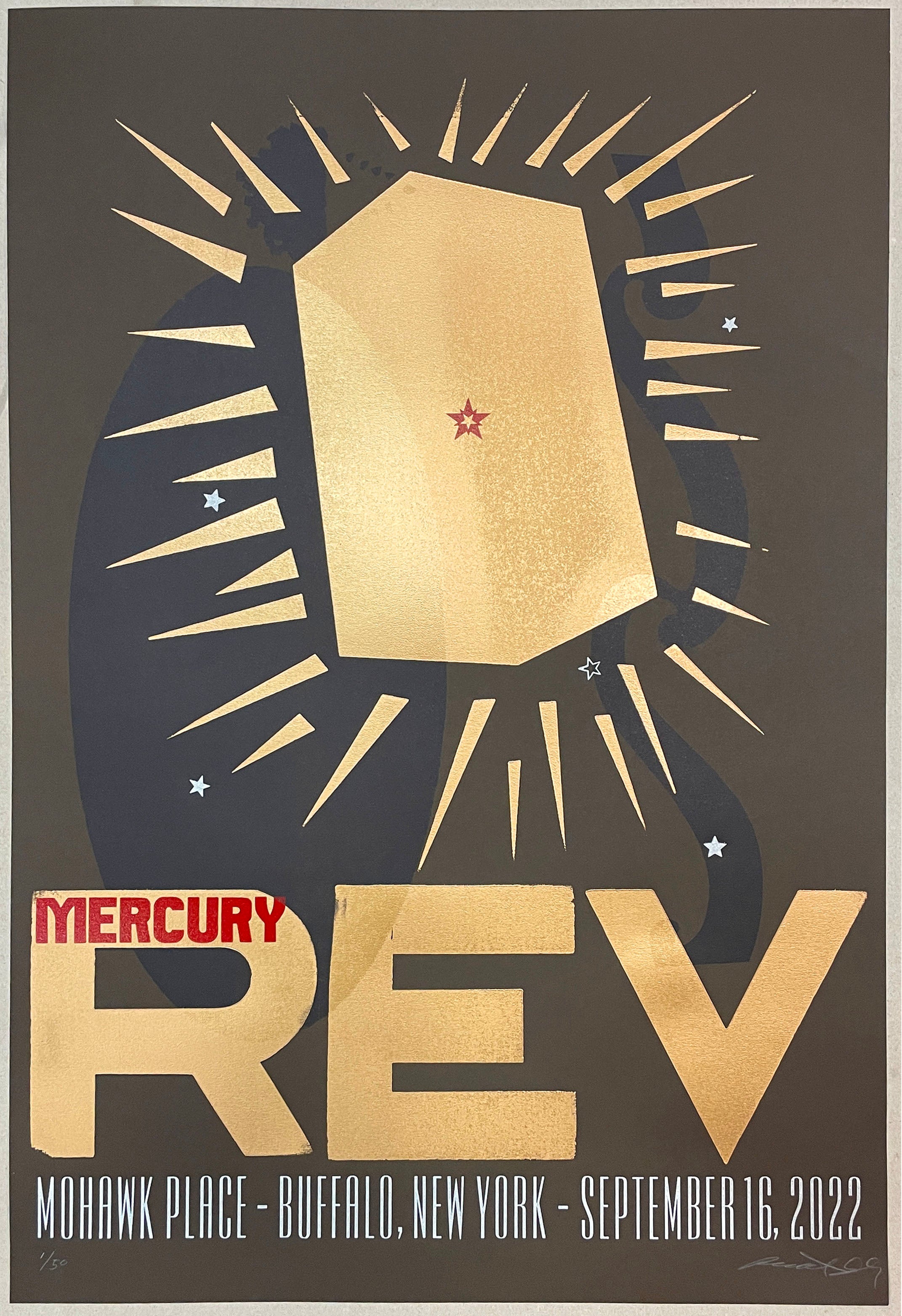 Mercury Rev gig poster – DRY Inc.